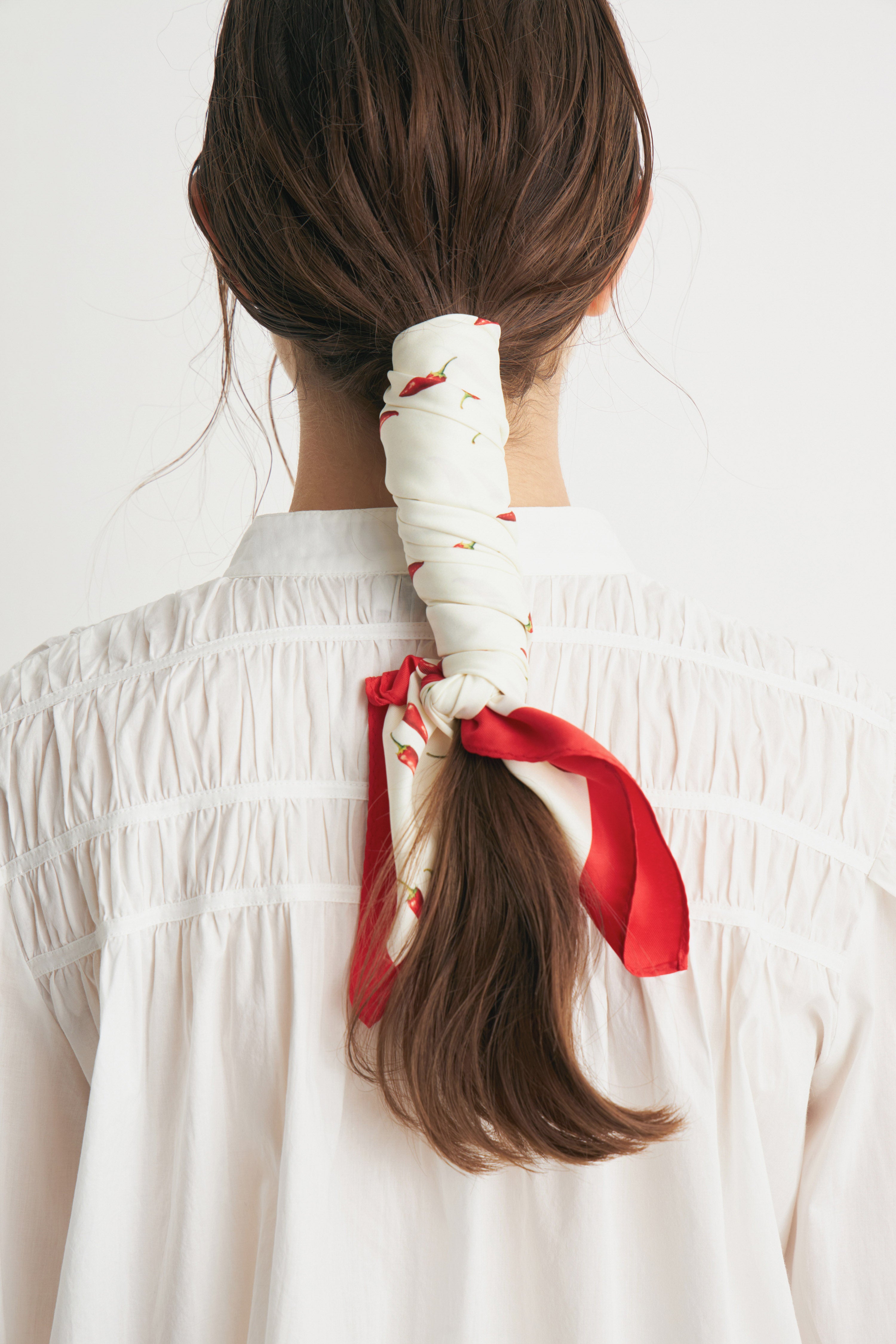PRINTED SCARF - Red | LIMÉ
